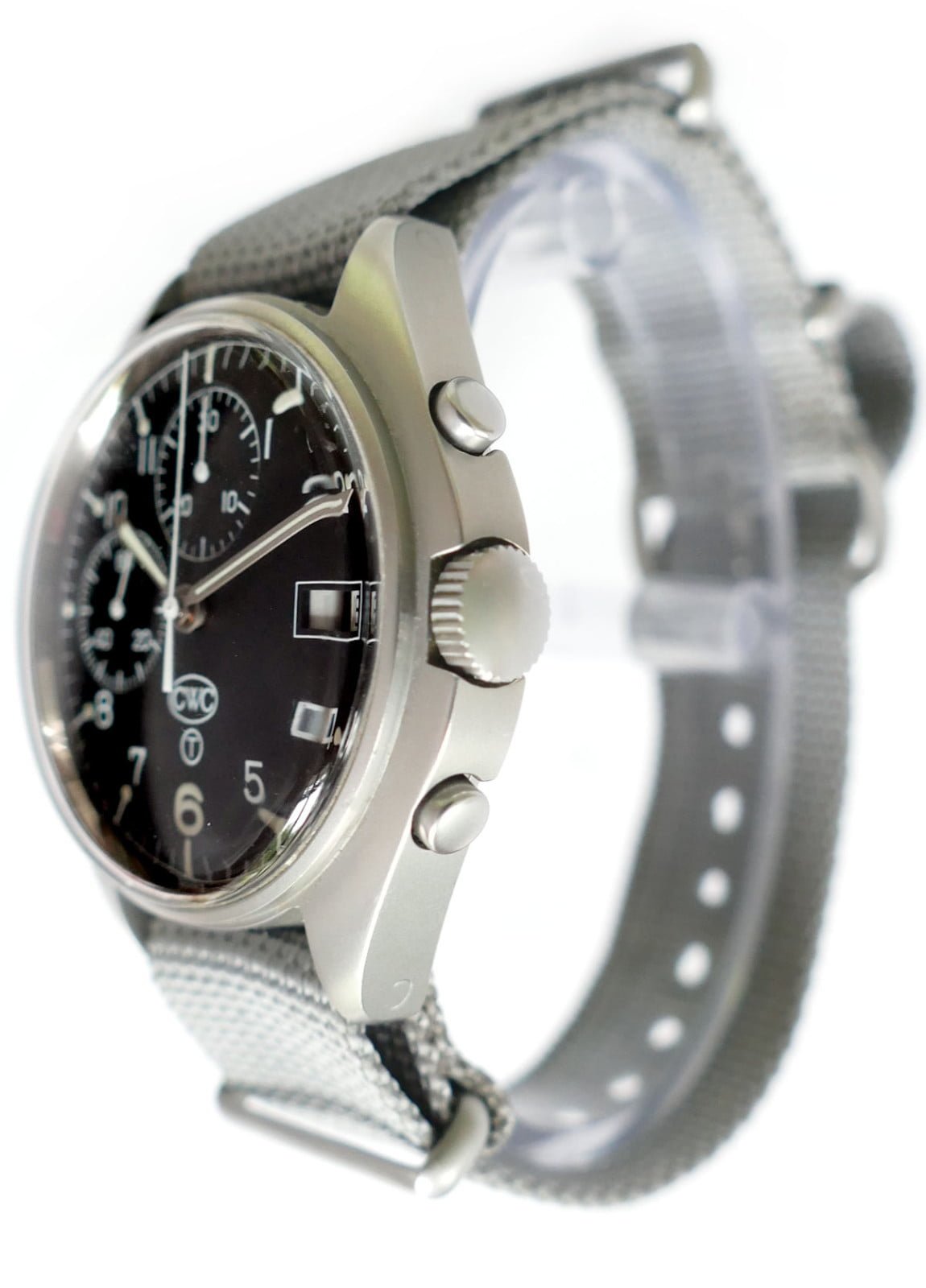 CWC Asymmetrical RAF Pilot's Chronograph Circa 1990 - Farfo.com