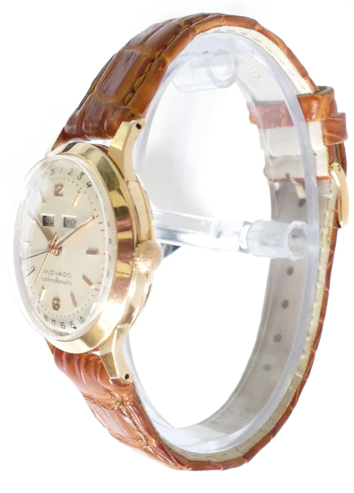 Movado Calendomatic 18K Solid Gold Vintage Watch - Farfo.com