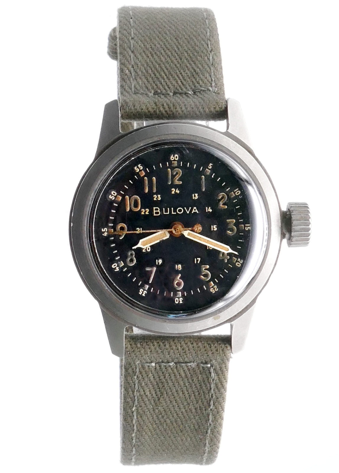 1958 Bulova A17A US Vietnam Military Issue Navigators Watch MIL-W-6433A ...